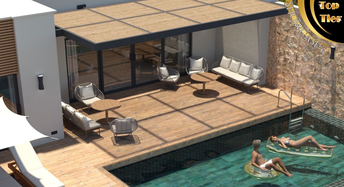 Samant's Top Tier Showcase - Seaview apartment & Poses - Renderosity