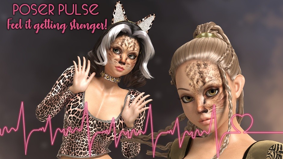 Poser Pulse - LF Tabbie and KittyKat - Renderosity