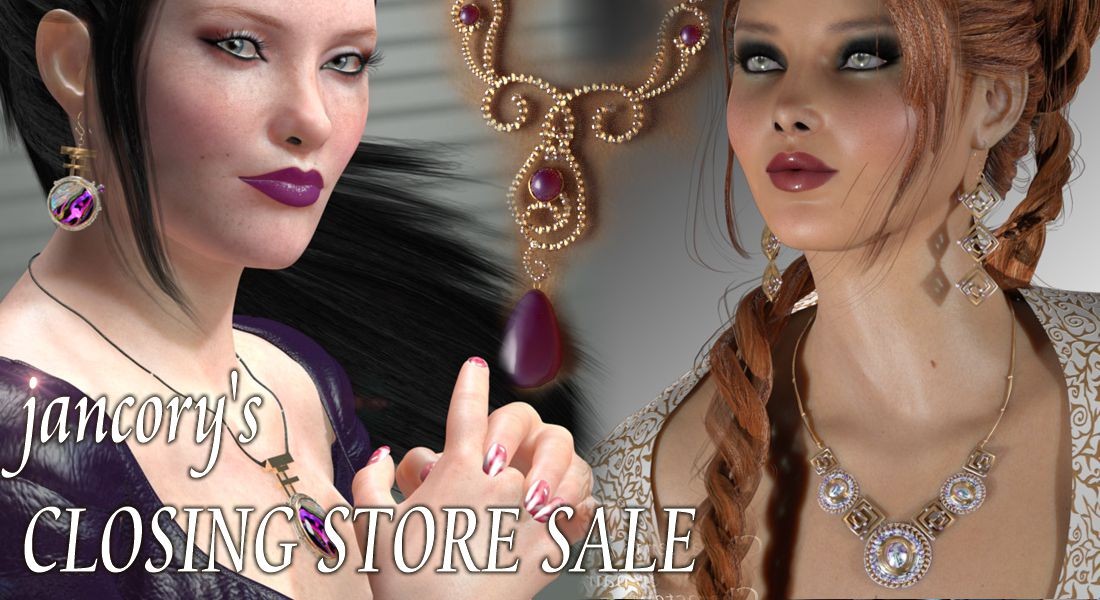 Feb.2024 - jancory's STORE CLOSING SALE at 70% off - Renderosity