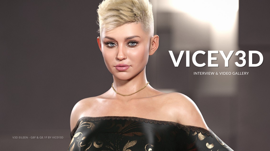 Interview with February 2023 Vendor of the Month - VICEY3D - Renderosity