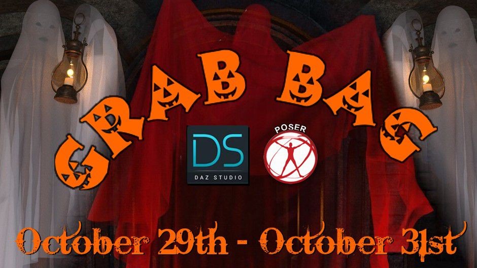 Oct.2022 - GRAB-BAG Halloween Event - for Poser & Daz Studio - Renderosity