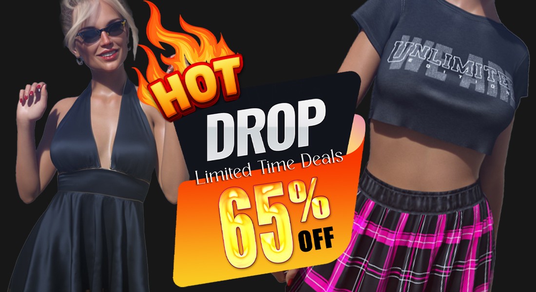 Hot Drop Weekend Flash Saturday Edition - Renderosity