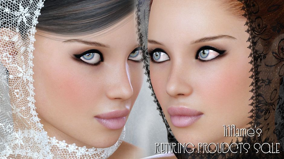 March2023 - lilflame's "Retiring Products" SALE - 75% off - Renderosity