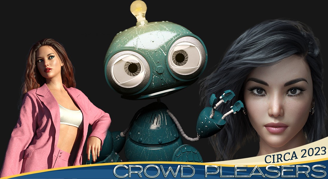 Crowd Pleasers Circa 2023 - Shop The Pop Up Now! - Renderosity