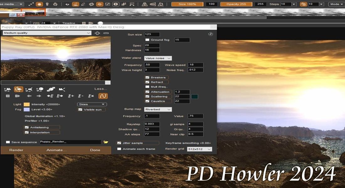 Jan.2024 - "PD Howler 2024" by staigermanus at 40% off - Renderosity