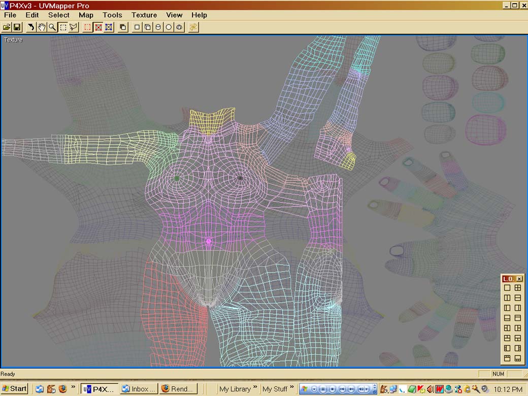 WIP: Remapping Posette to V3 Skin Textures | Renderosity