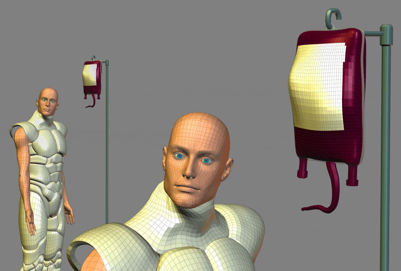 Model of blood transfusion bag? | Renderosity