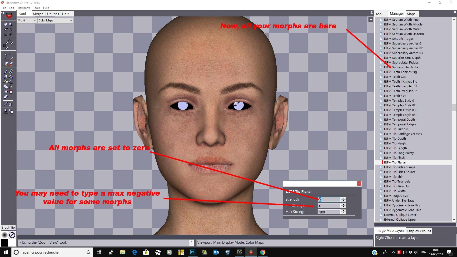 How to create a full Genesis with morphs to work in Blacksmith3D ...