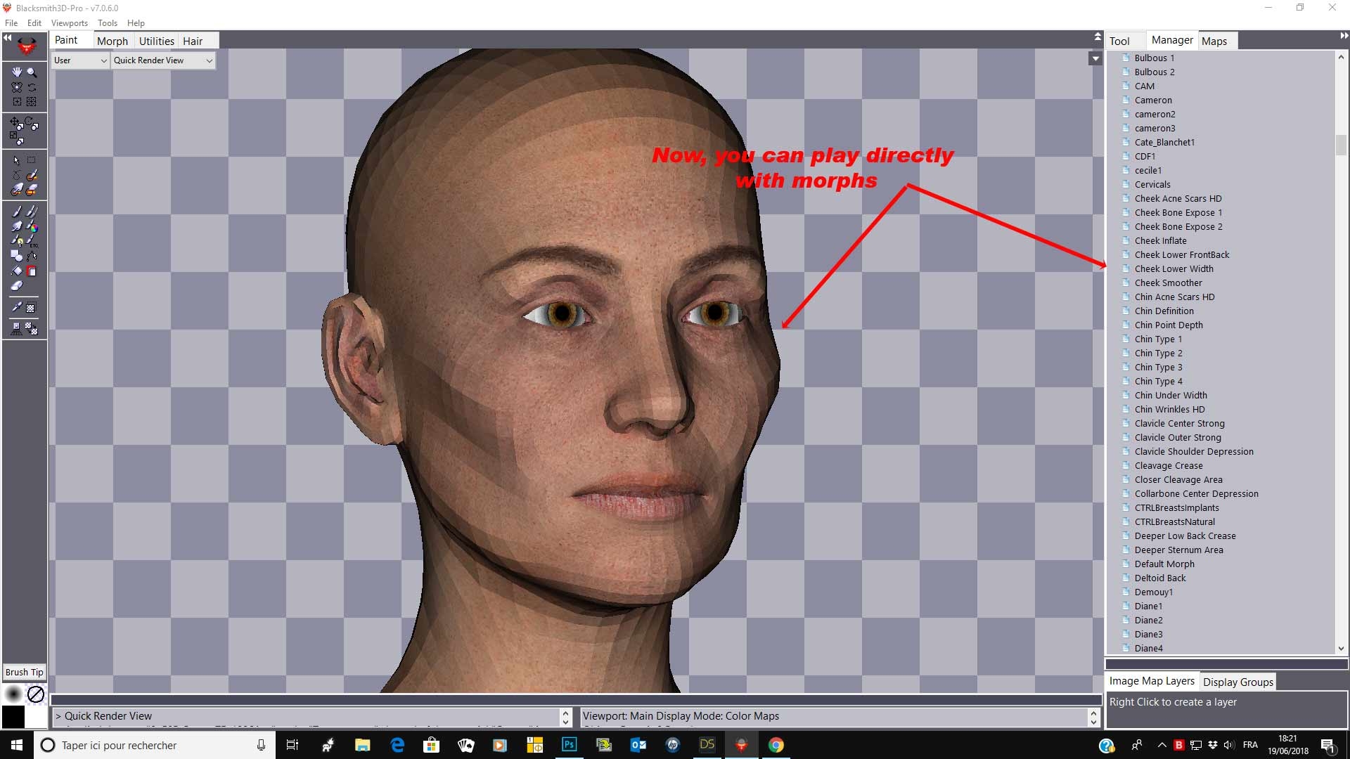 How to create a full Genesis with morphs to work in Blacksmith3D ...