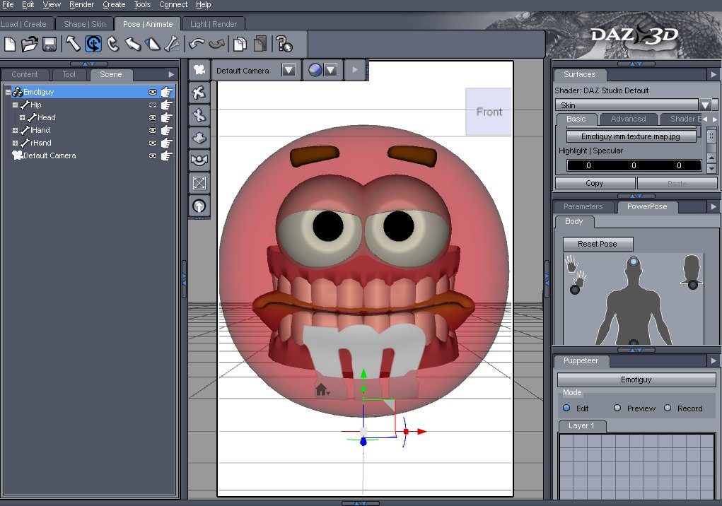 I need texture help with the Emotiguy figure | Renderosity