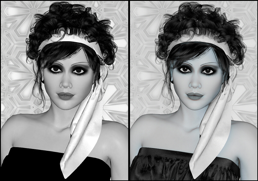 black and white renders | Renderosity