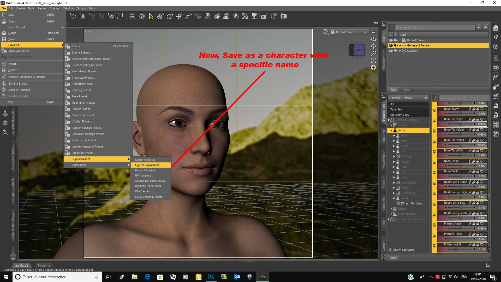 How to create a full Genesis with morphs to work in Blacksmith3D ...