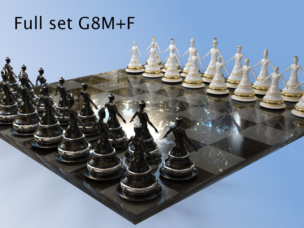Testers needed for G8 Chess set (geografts turn G8F+M into chess pieces ...