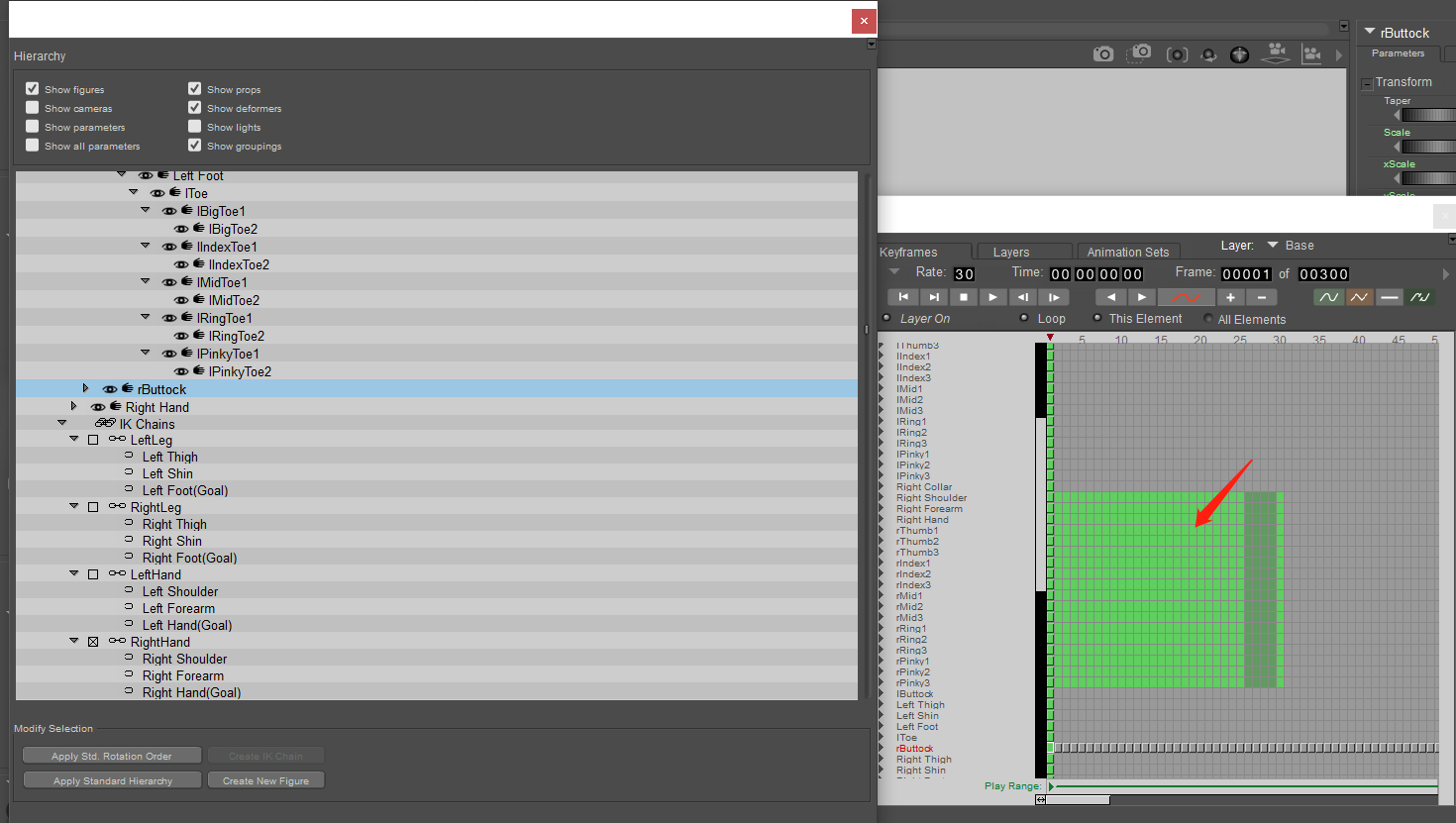 Poser Pro 11 Automatically Creating Key Frames | Renderosity