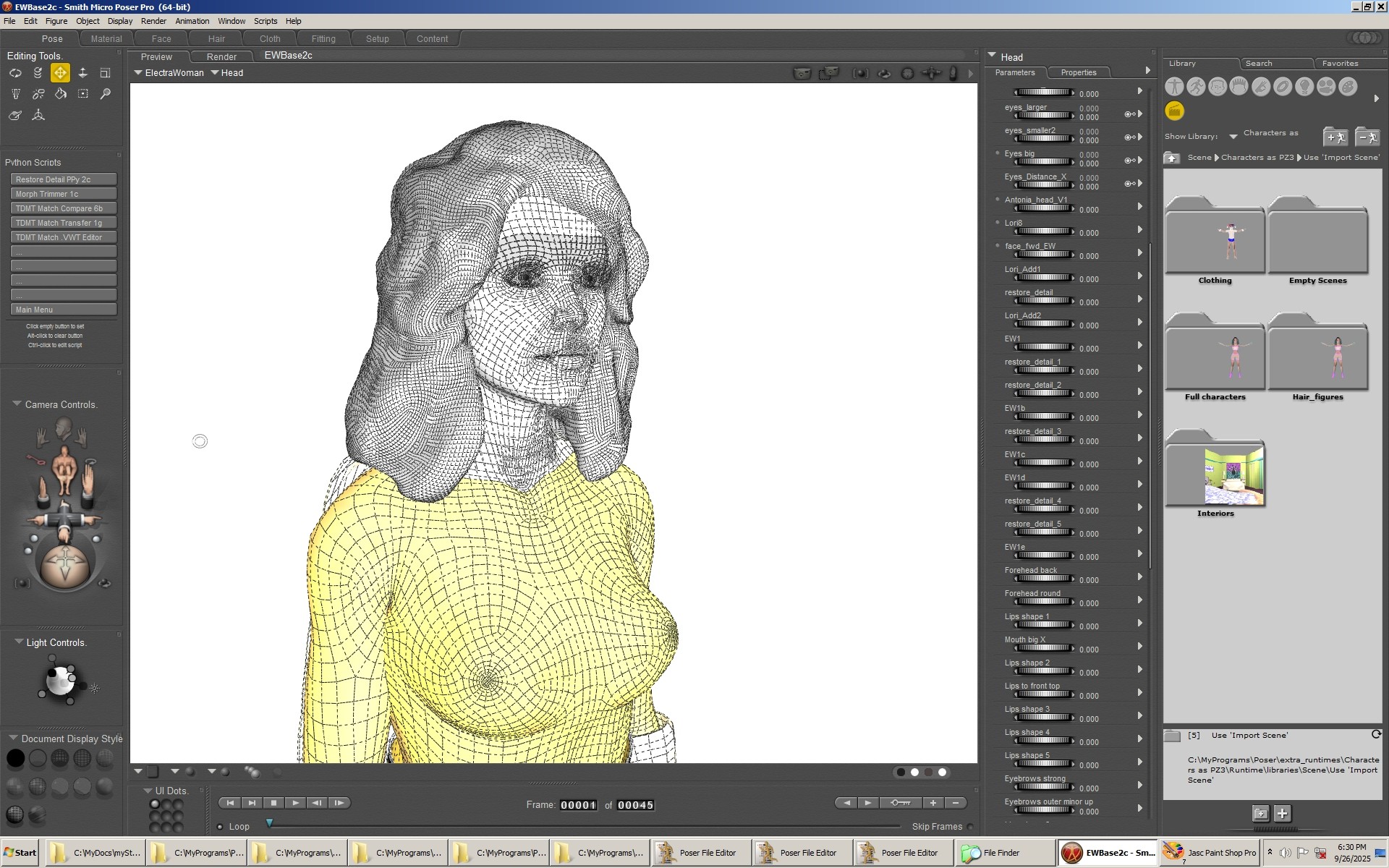 All of my PPro14 preview window geometry outlines are now dotted lines...? | Renderosity