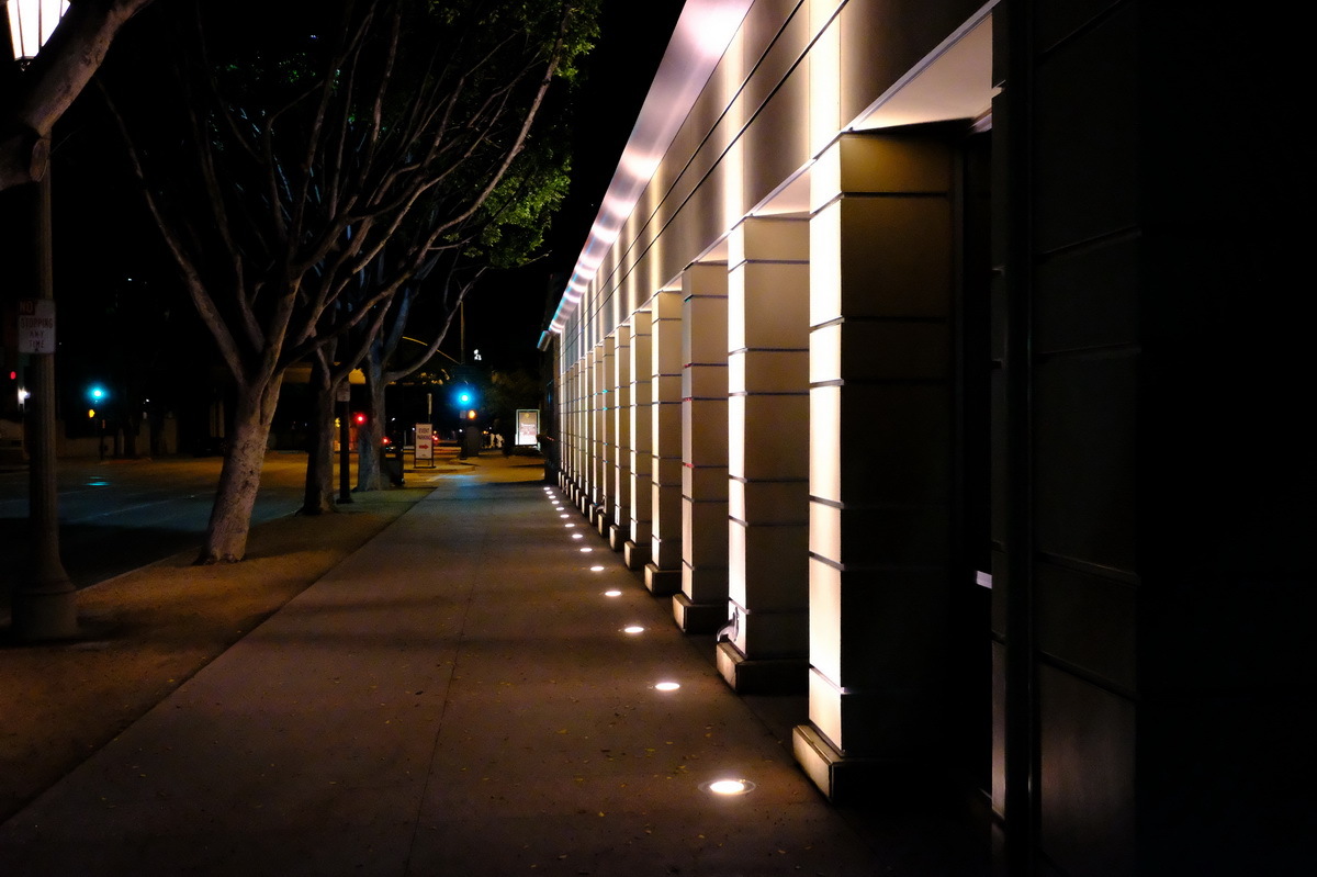 Sidewalk at Night 7340 HiRes