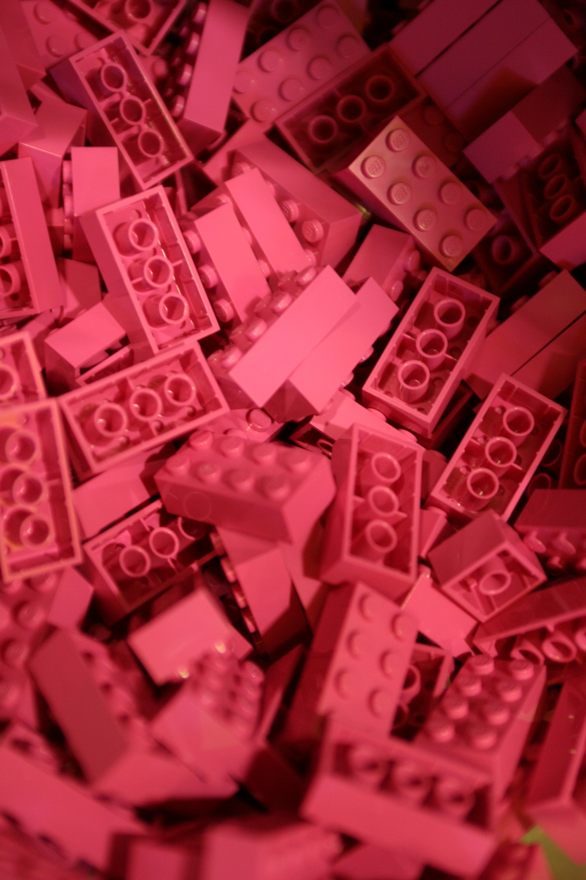 Hot Pink Lego 2x4s HiREs
