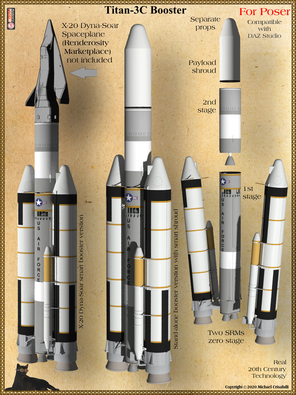 X 20 Titan 3C Booster