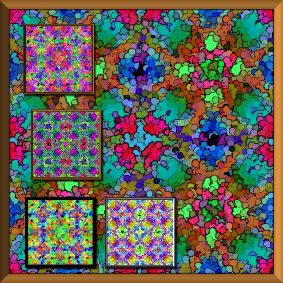 Abstract art with frames 2