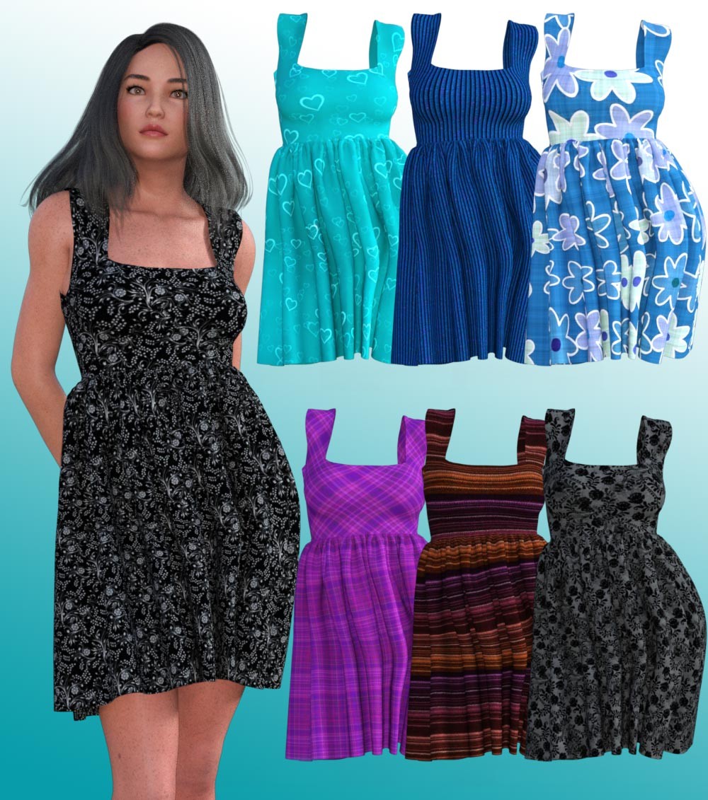 Pretty Dress 2 - textures