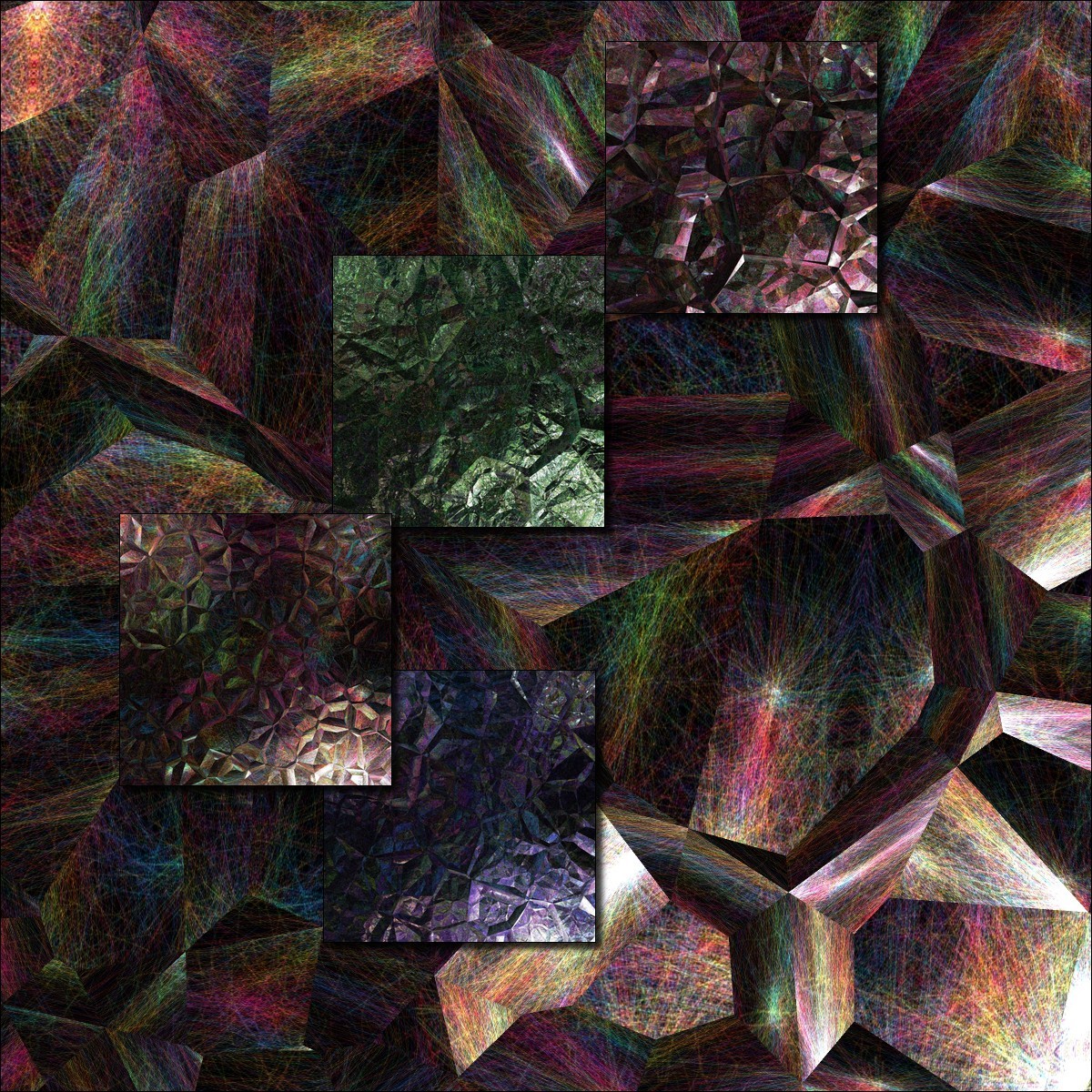 Fragmented backgrounds