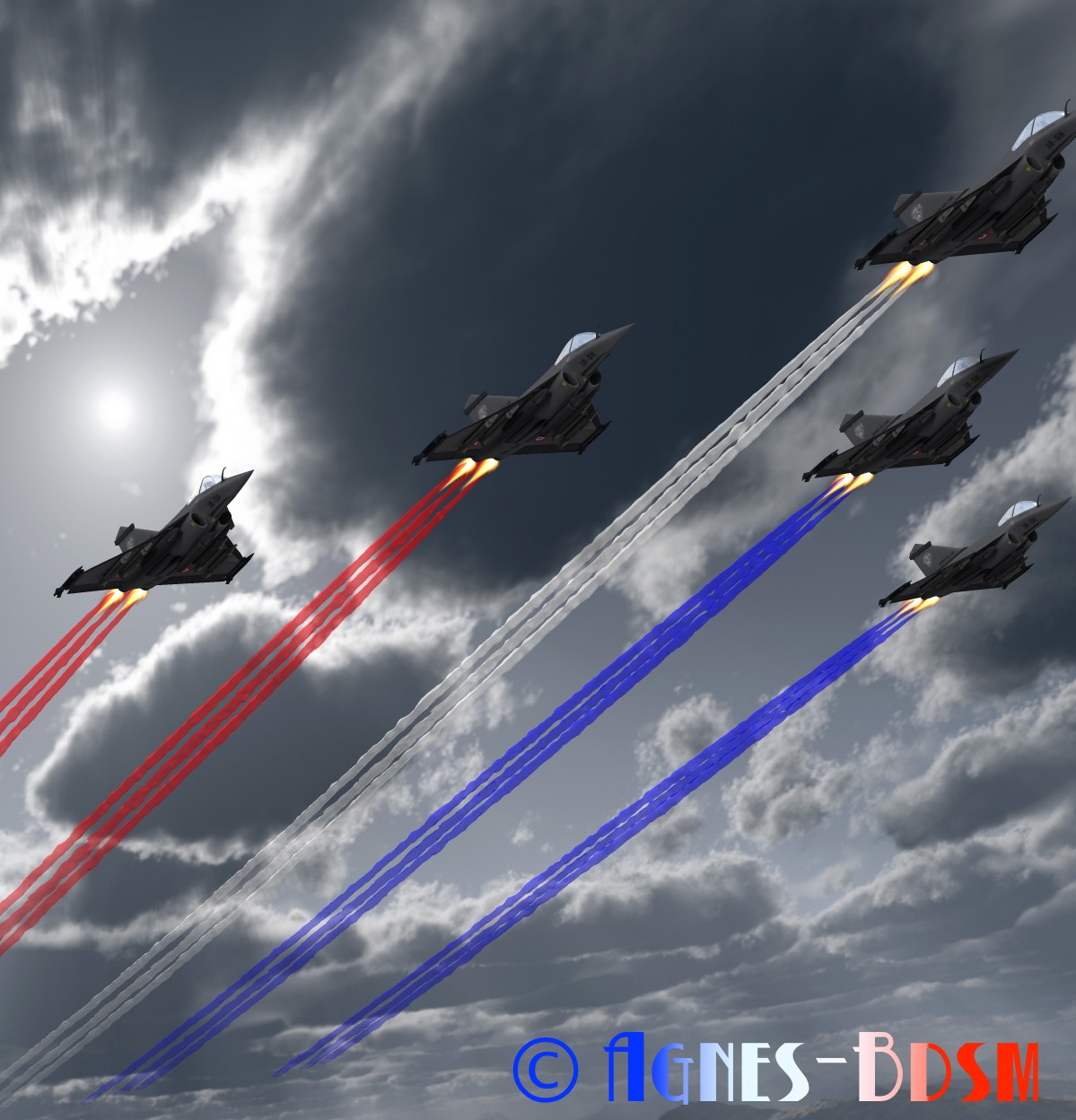 Trainée d'Avion Spacebones. Spacebones Sky Trail for Aircraft