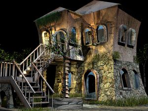 wiggly house by lemonjim