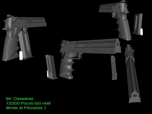 My First Model, DEagle by Crakmine