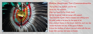 Native American 10 Commandments by tmathise