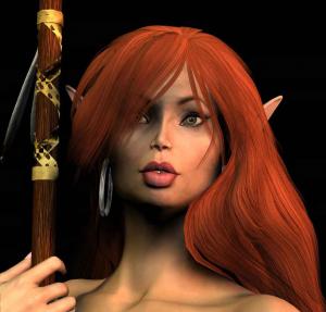 Elf Maiden by shamstar