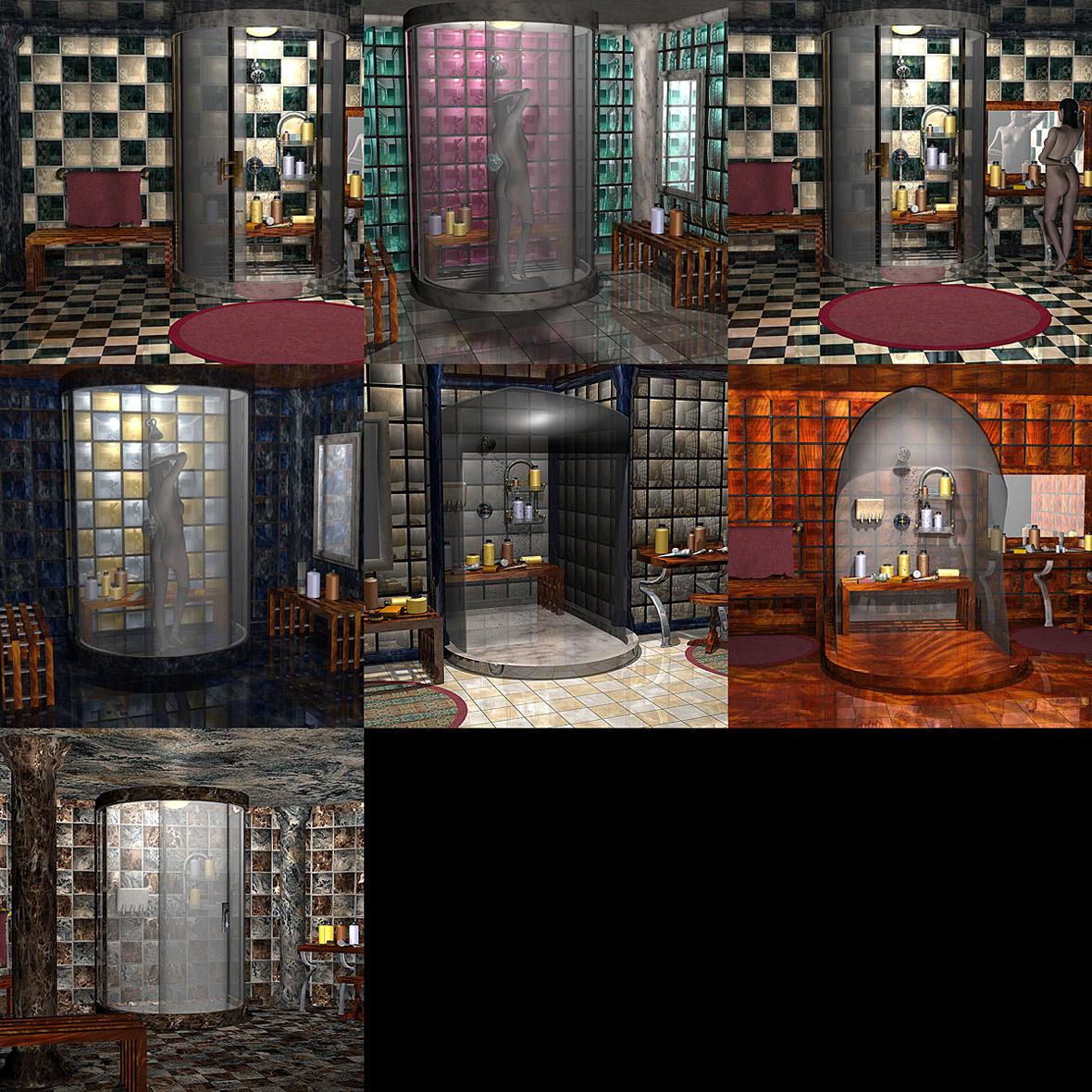 Full Shower Room building set by mapps