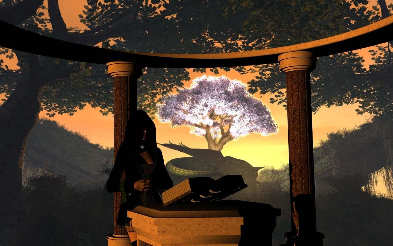 Guarding the Tree of Magic by OZGRAPHIX