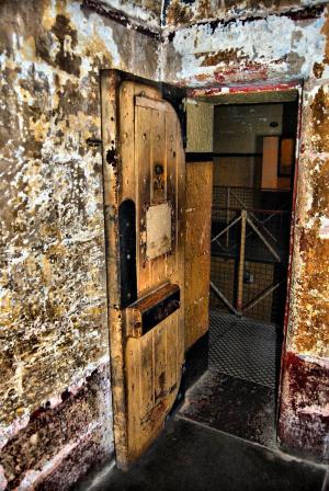 Inside a 3rd floor cell. by blinkings