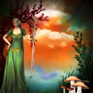 Lady of Spring by Eldeago