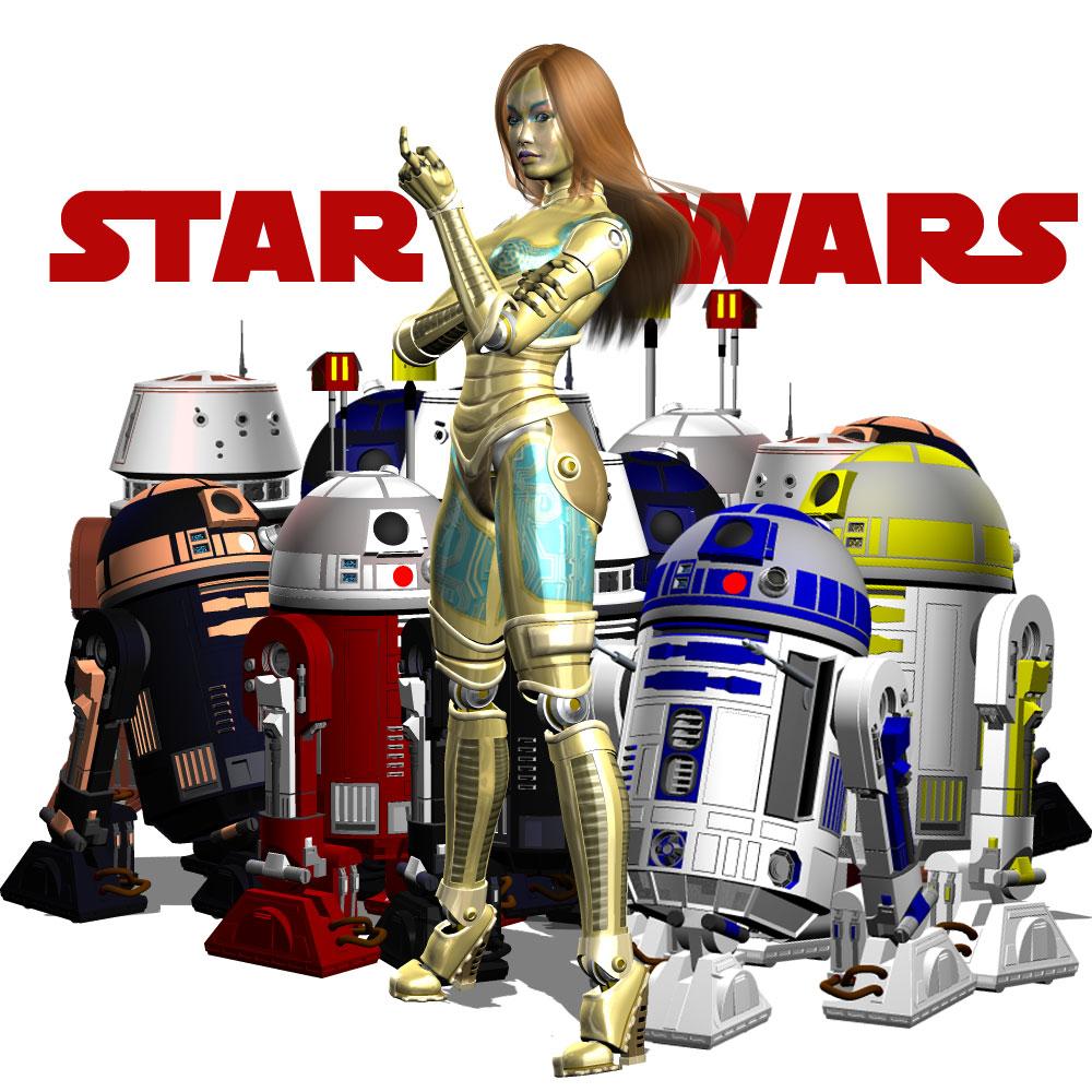 New Protocol Droid Model (Nudes???) by papachile