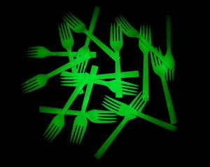 The Glow In The Dark Forks by wonderworld