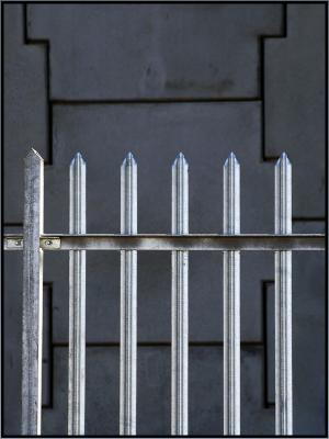 Silver fence by cfulton