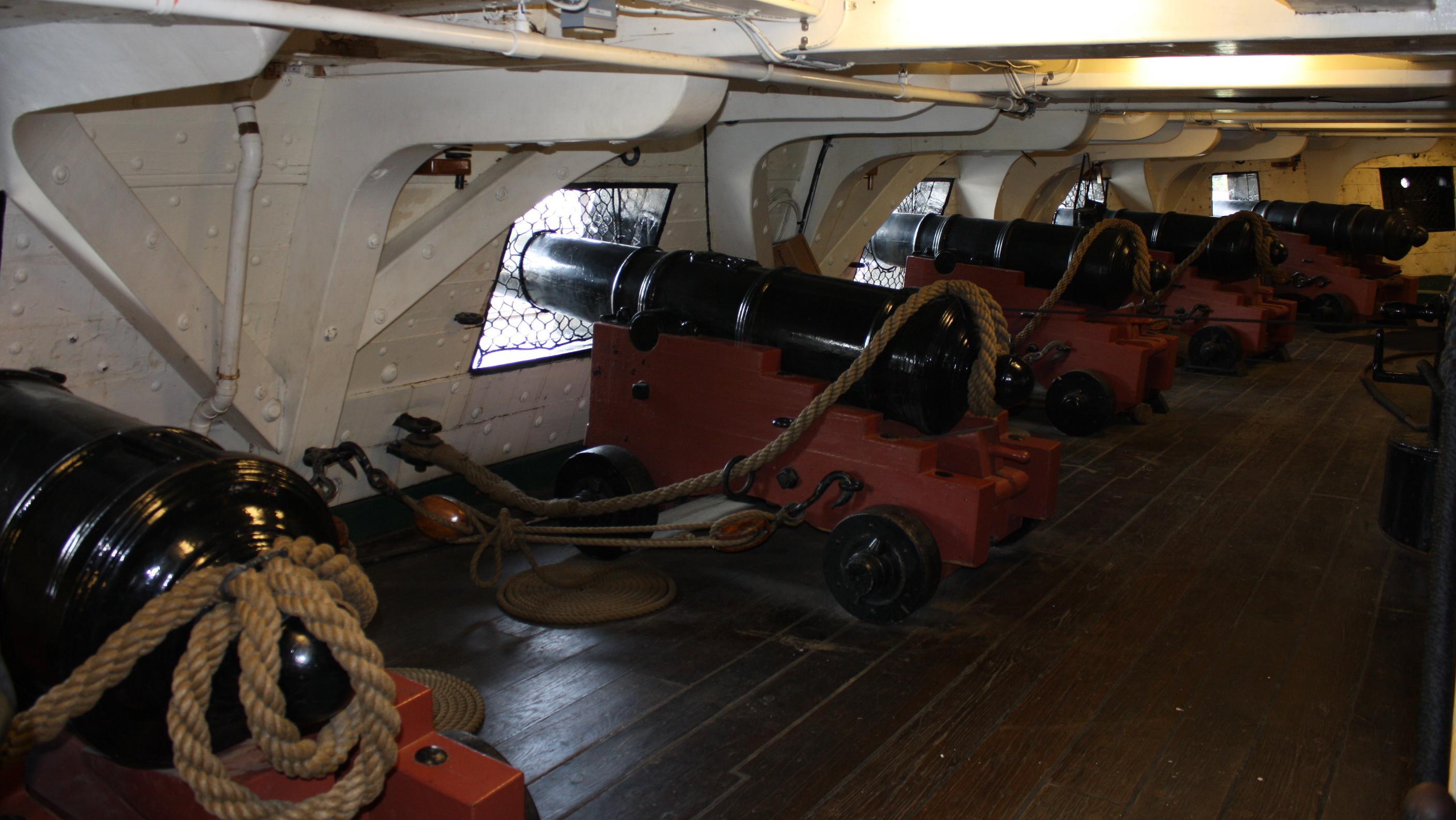 U.S.S. Constitution Gun Deck by danapommet