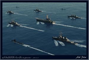 JMSDF Fleet Escort Force (next generation) by Ark_Pilot