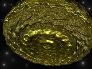 THE GOLDEN UFO by VEDES