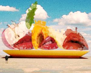 lips-and-fruit mixed kebab by rokkospider