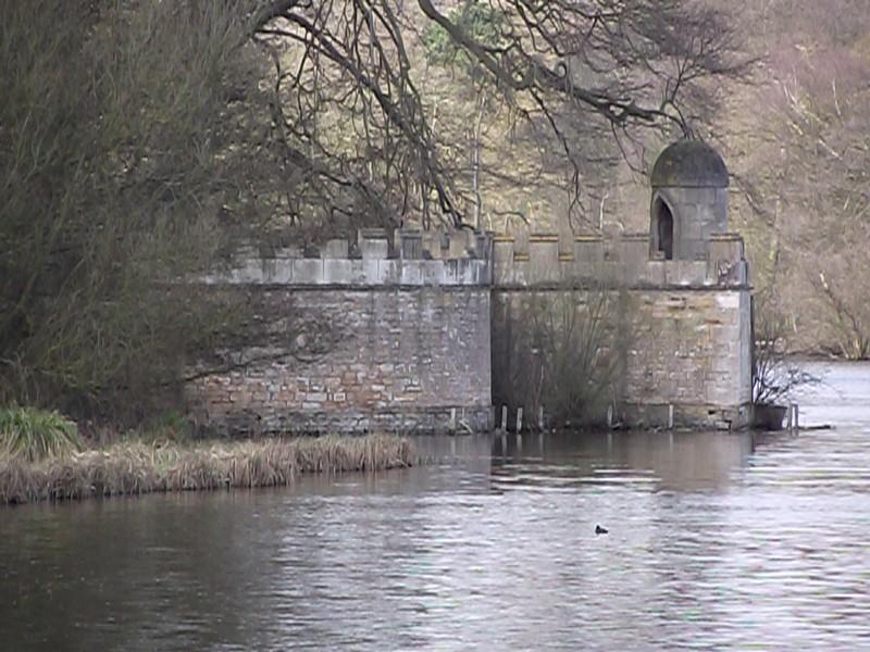 Newstead Abbey.. Battlements across the Lake by Art4u