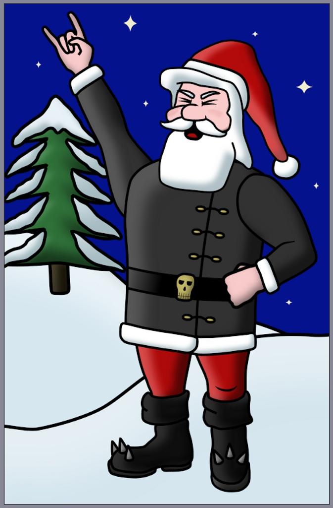 Metal Santa 2k11 by Ancel_Alexandre