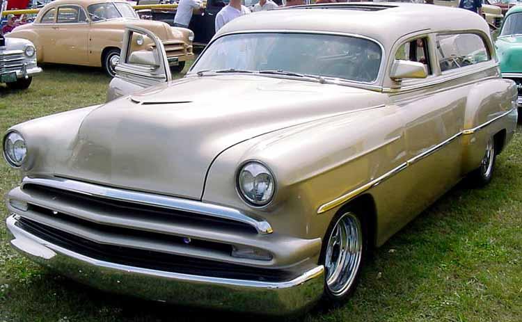 R & C-0622-1954-Chevrolet-Custom Chopped Wagon. by stnaper