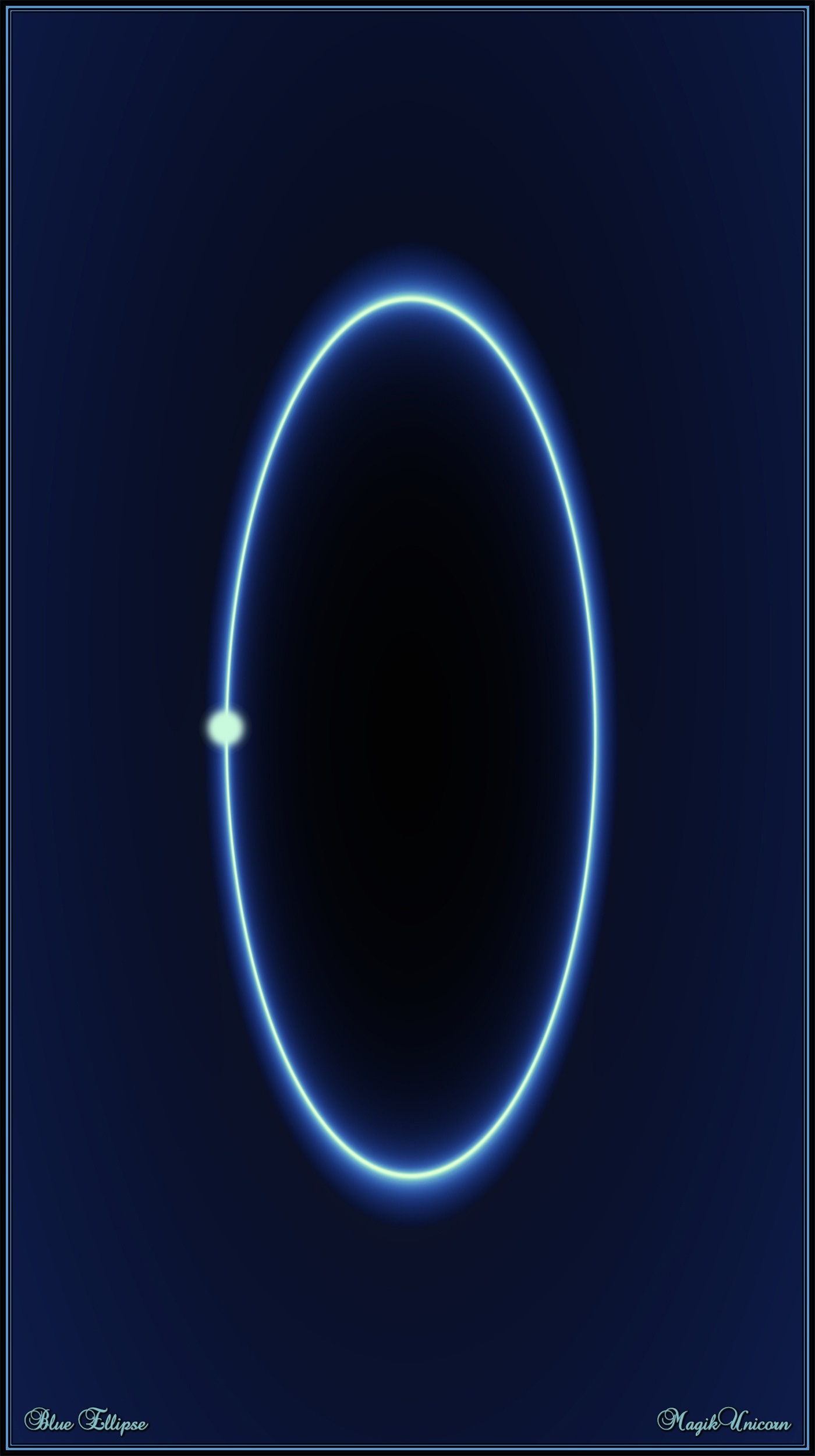 Blue Ellipse by MagikUnicorn