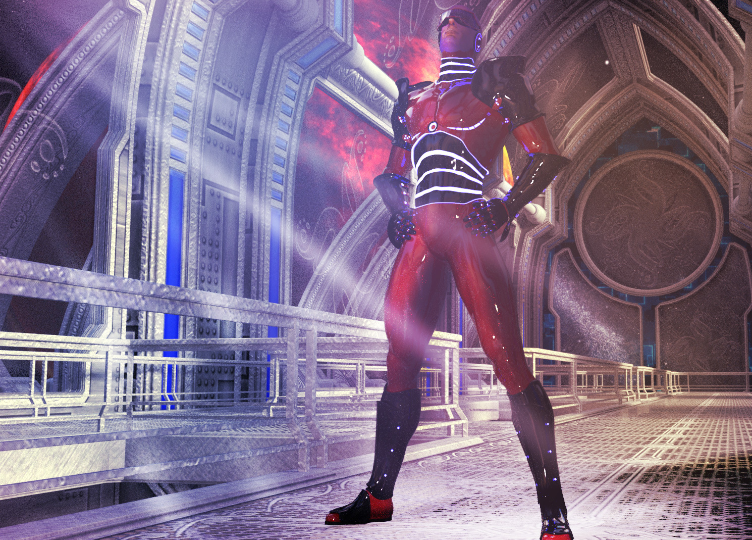 Futuristic Hero by jmcclellan