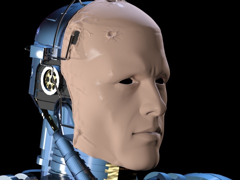 Robocop and Cane by darthasen