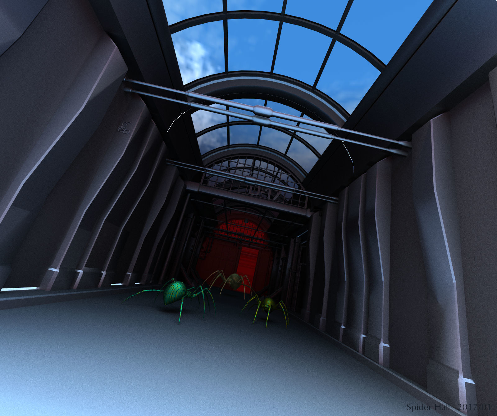 Spider Hall by BryceHoro