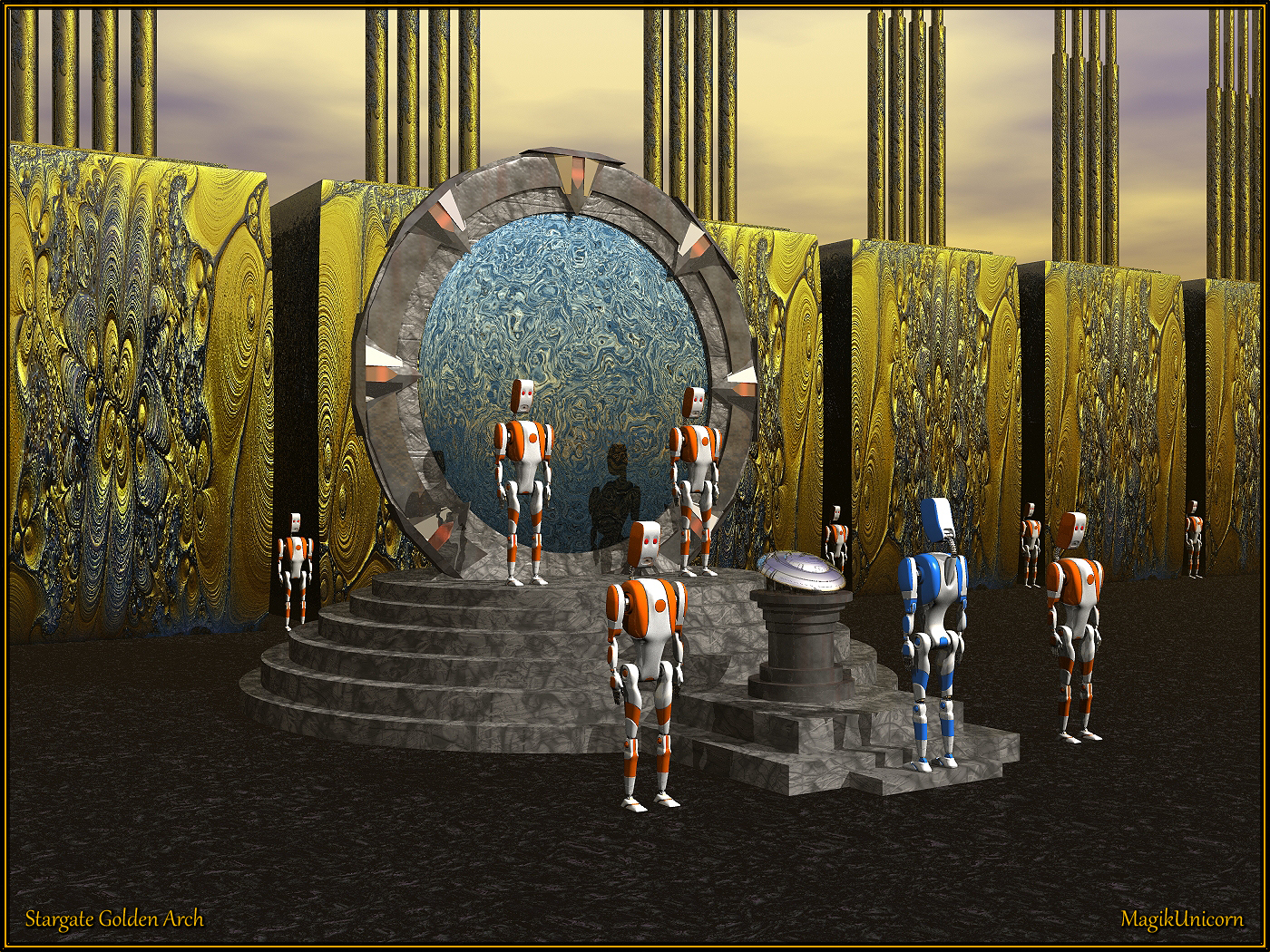 Stargate Golden Arch by MagikUnicorn