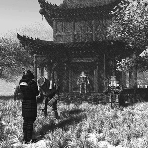 Clockwork Temple Guards of the Edo Period by rps53